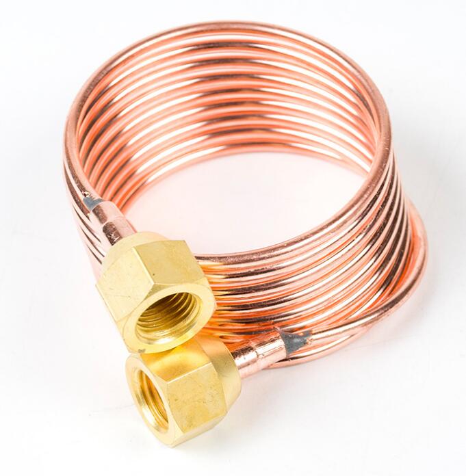Copper Capillary Tubes With Nuts For Air Conditioners - Available In 90/120/150 Cm, High Quality ...
