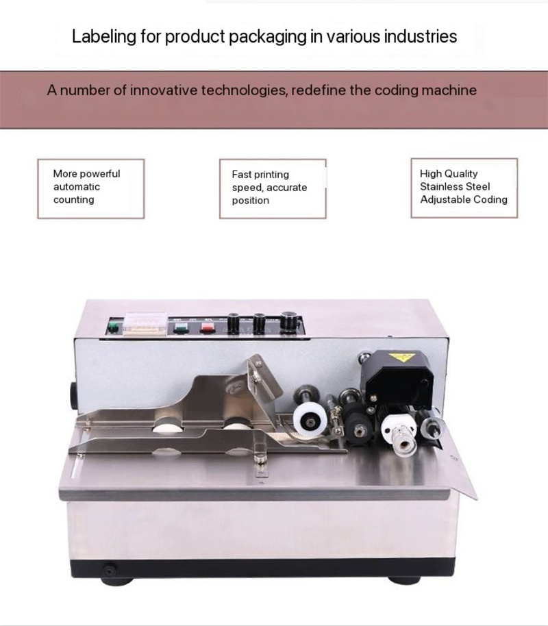 Jiahe Automatic 380 Hot Dry Solid Ink Wheel Printer Encoder Batch Date Coding Machine, High ...
