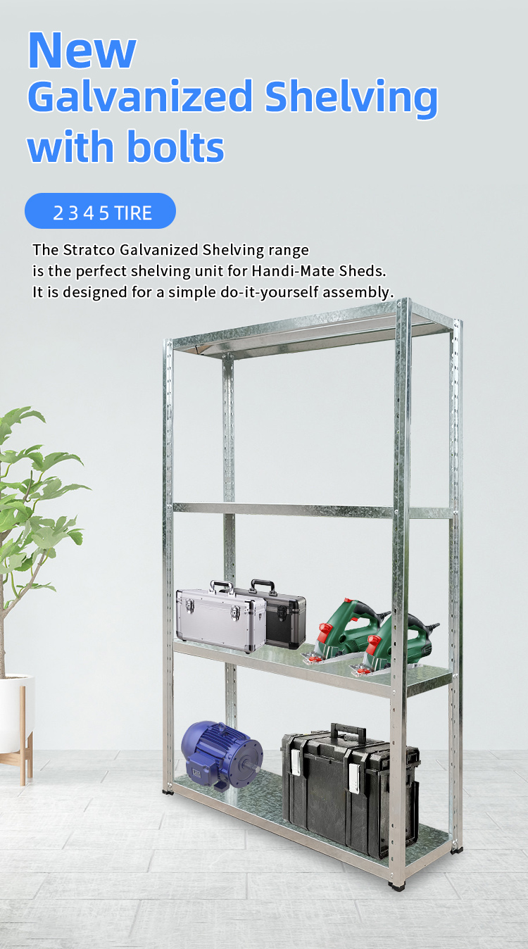 Industrial Metal Steel Garage Rack Bolted Shelving System For Sale, High Quality Industrial ...