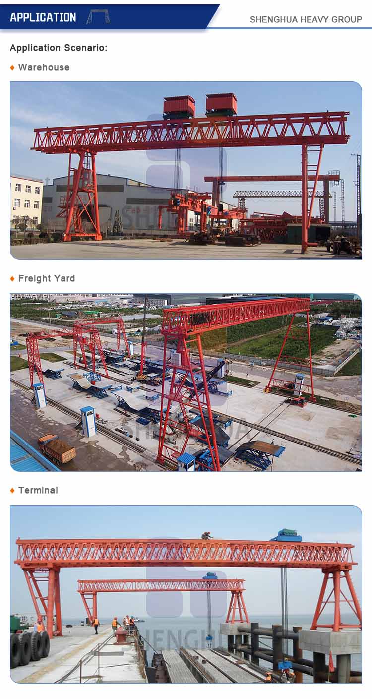 Crane Gantry Double Double Double Double Truss - 50t ถึง 120t ด้วย Hoist คุณภาพสูง Crane Gantry ...