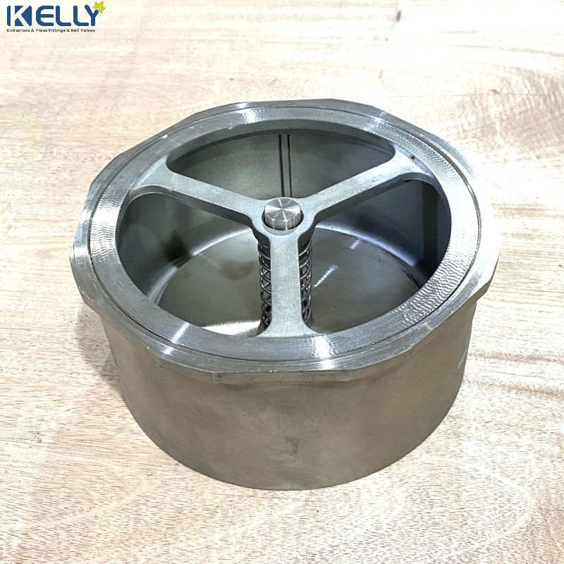 304/316 Stainless Steel H71 Cf8m Dual Non-return Wafer Check Valve, High Quality 304/316 ...