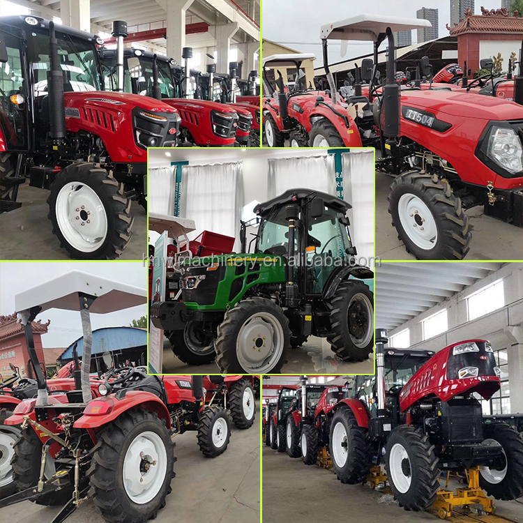4wd Large Farm Tractor With Ac Cabin - Agricultural Machinery 90-120hp, High Quality 4wd Large ...