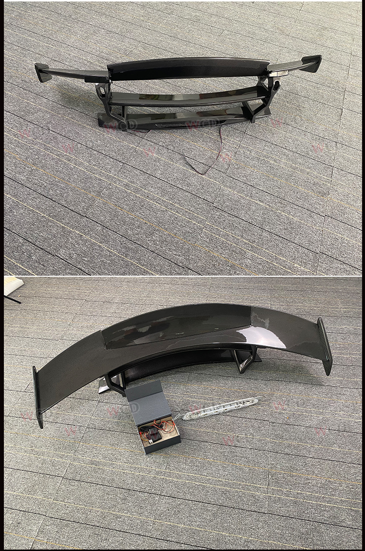 Electric Carbon Fiber Rear Wing For Mercedes-benz Amg Gt Gts Gtr Black Series Spoiler Upgrade ...