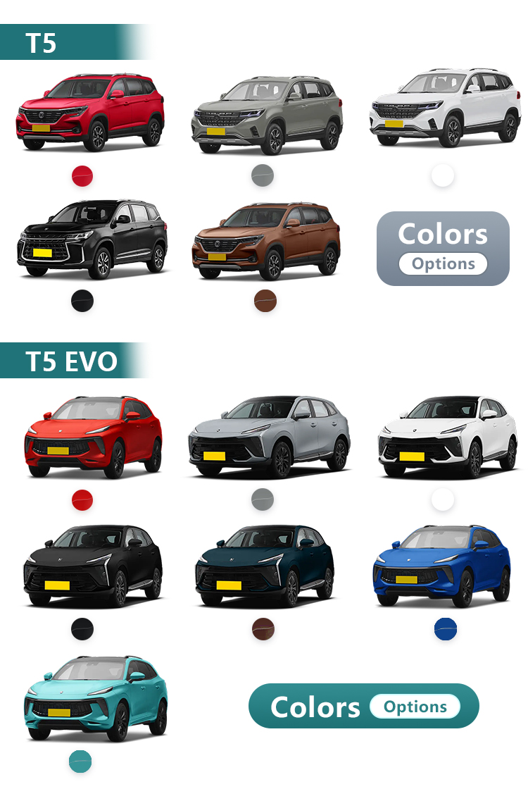 용 T5 & T5 Evo : 1.6l/1.5t 엔진이있는 저렴한 고급 Suv 및 155km/h/180km/h의 최고 속도, Bossgoo.com의 고품질 용 T5 & T5 ...