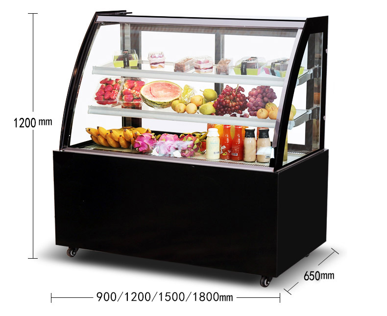 Marble-based Supermarket Refrigerated Showcases For Bakery And Cake Display, High Quality Marble ...