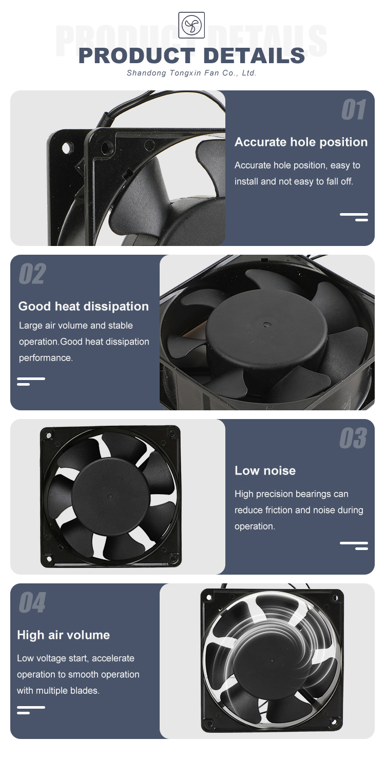 220v Multiple Specifications Ac Cooling Fan With Ball Sleeve Bearing, High Quality 220v Multiple ...