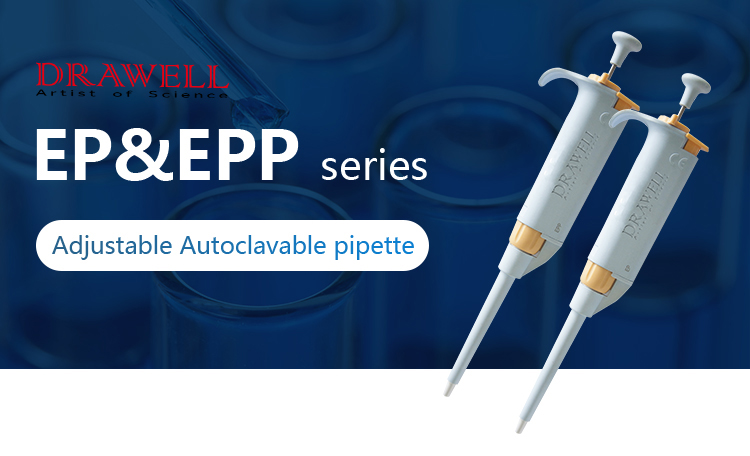 Ep/epp Series Digital Variable Micropipette - Adjustable Volume Autoclavable Laboratory Pipette ...