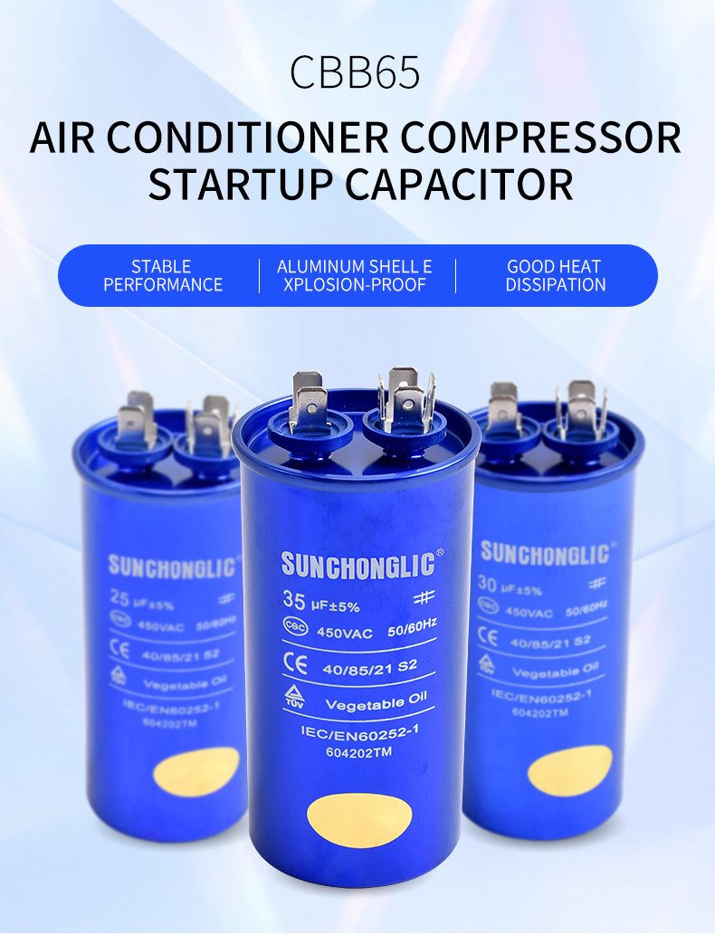 35uf 450v Cbb65 Air Conditioner Capacitor, High Quality 35uf 450v Cbb65 Air Conditioner ...