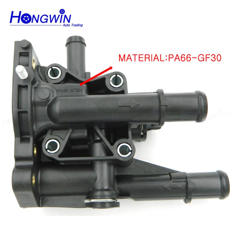 Oe Pa66-gf30 엔진 냉각 온도 조절 장치 하우징 커버 + Cruze Astra 96984103 96817255 용 수온 센서, Bossgoo.com의 고품질 Oe ...