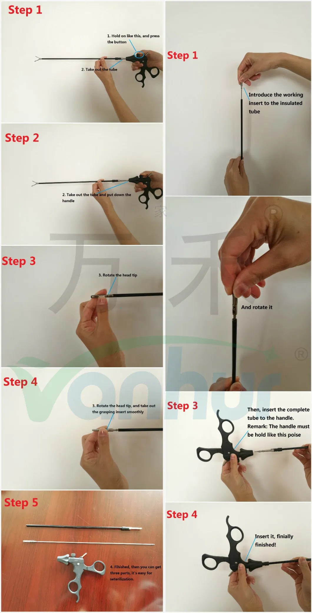 5mm Laparoscopic Dissecting Forceps Maryland, High Quality 5mm ...
