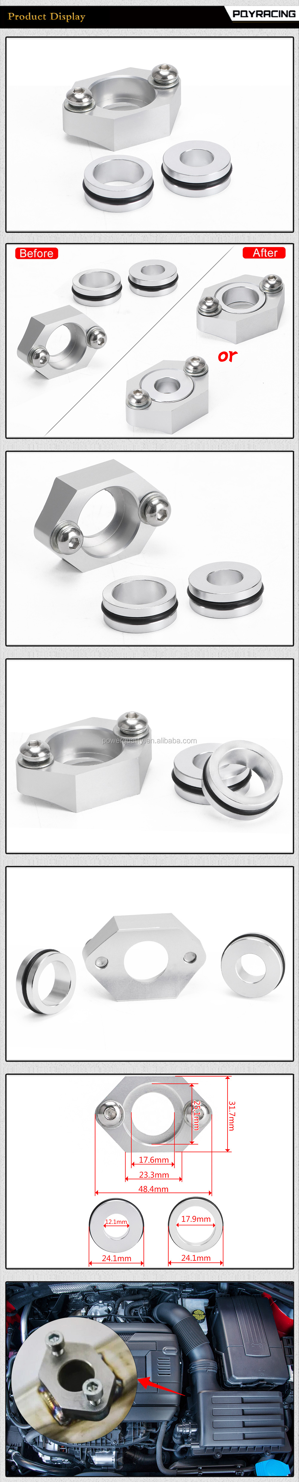 Aluminum Map Sensor Kit For Vw Audi 1.8t Flange Golf Gti Beetle Jetta A4 Piping Pqy-ad03, High ...