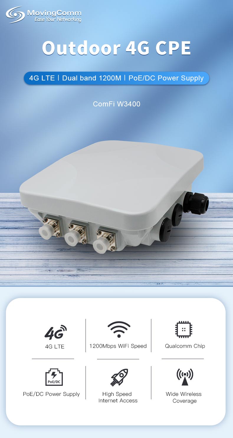 Outdoor 4g Lte Cpe 1300mbps 802.11ac คุณภาพสูง Outdoor 4g Lte Cpe 1300mbps 802.11ac บน bossgoo.com