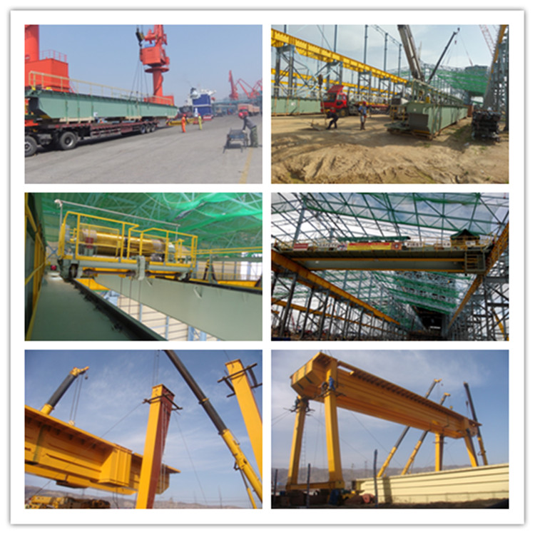 Double Girder Container Gantry Lift Crane With Trolley 10t 125t Ton Best Price, High Quality ...