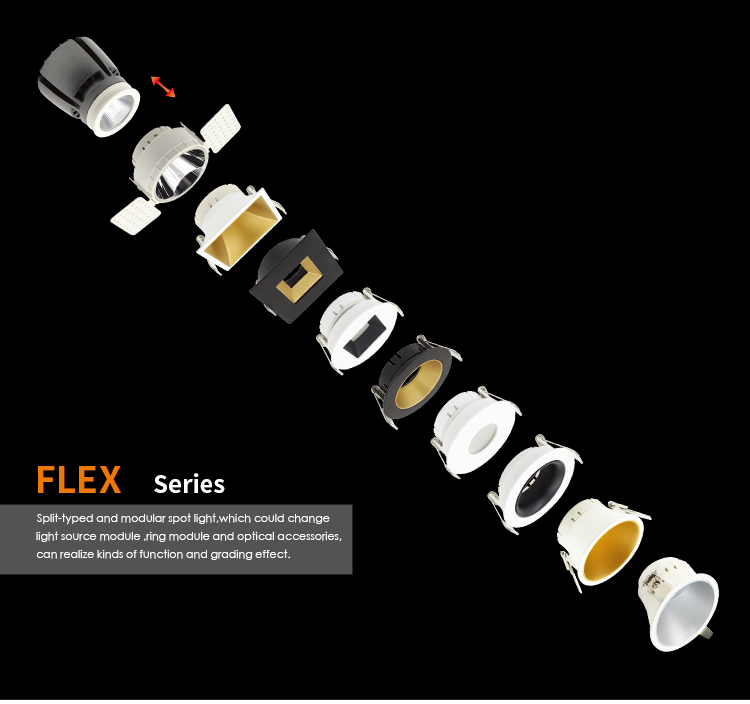 Huayi Modern Modular Spotlights For Versatile Ceiling Lighting, High Quality Huayi Modern ...