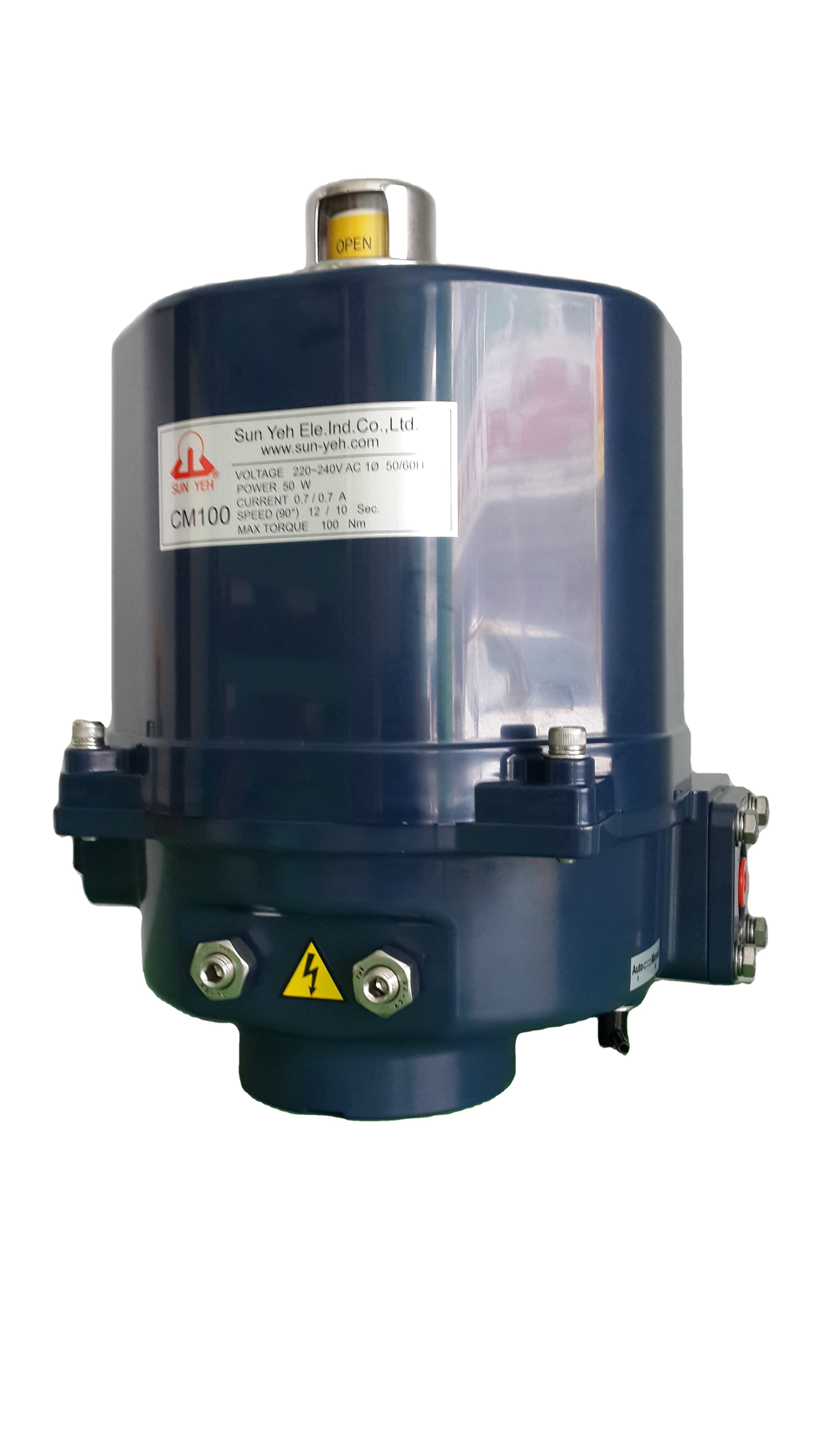 Taiwan Sun Yeh Electric Actuators And Valves: Om-a, Om-a-m Butterfly Valve, Ball Valve, High ...