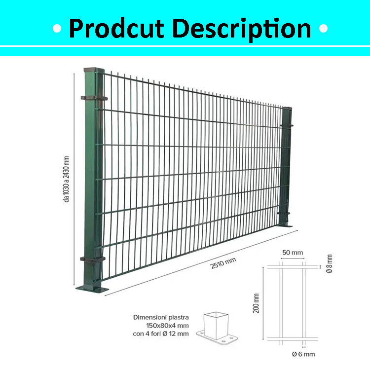 Faun 2d Twin Wire Fence With Arch And 868 Double Wire Mesh, High Quality Faun 2d Twin Wire Fence ...