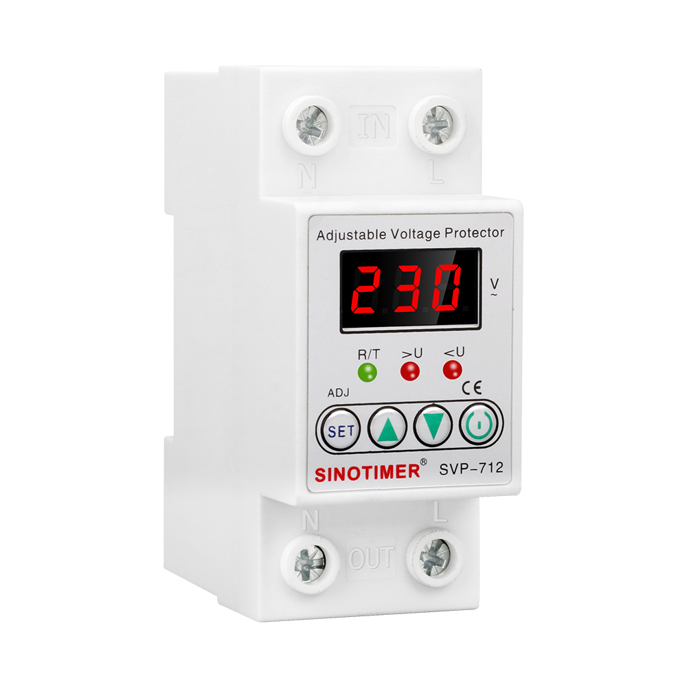 Sinotimer 220v 63a Digital Voltage And Over Current Protector - Automatic Recovery, High Quality ...