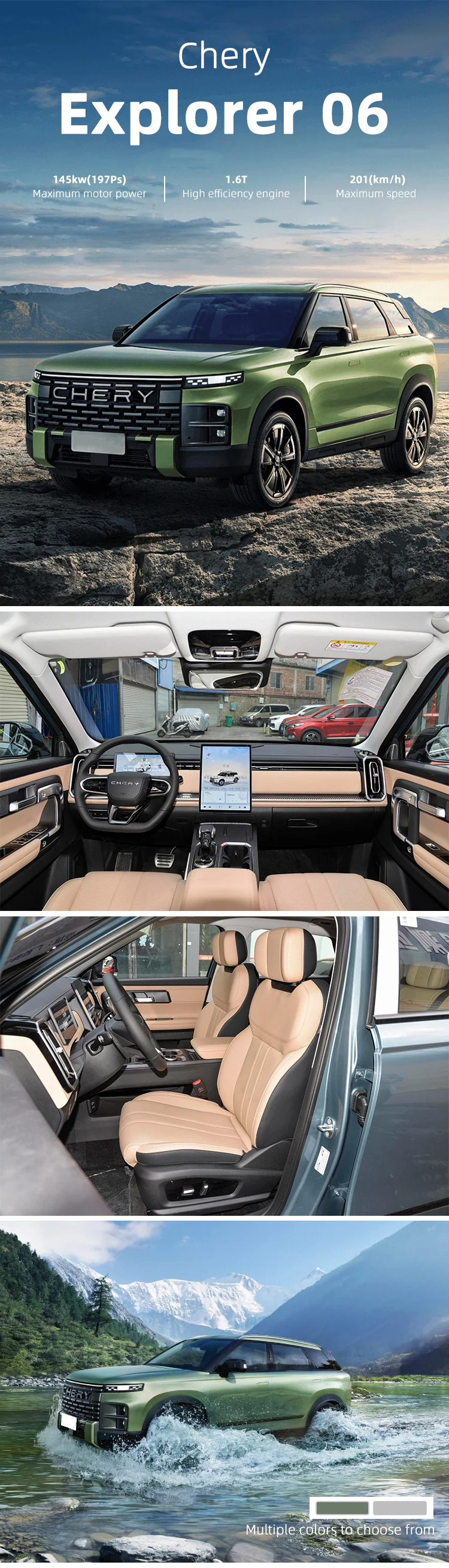 Chery Tiggo 8 Pro: 2wd & 4wd 1.6t & 2.0t Gasoline Suv, High Quality Chery Tiggo 8 Pro: 2wd & 4wd ...