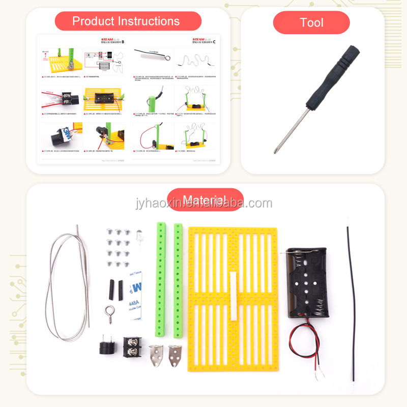 Cross Fire Student Learning Diy Stem Physical Experiment Science Kits Educational Toy, High ...