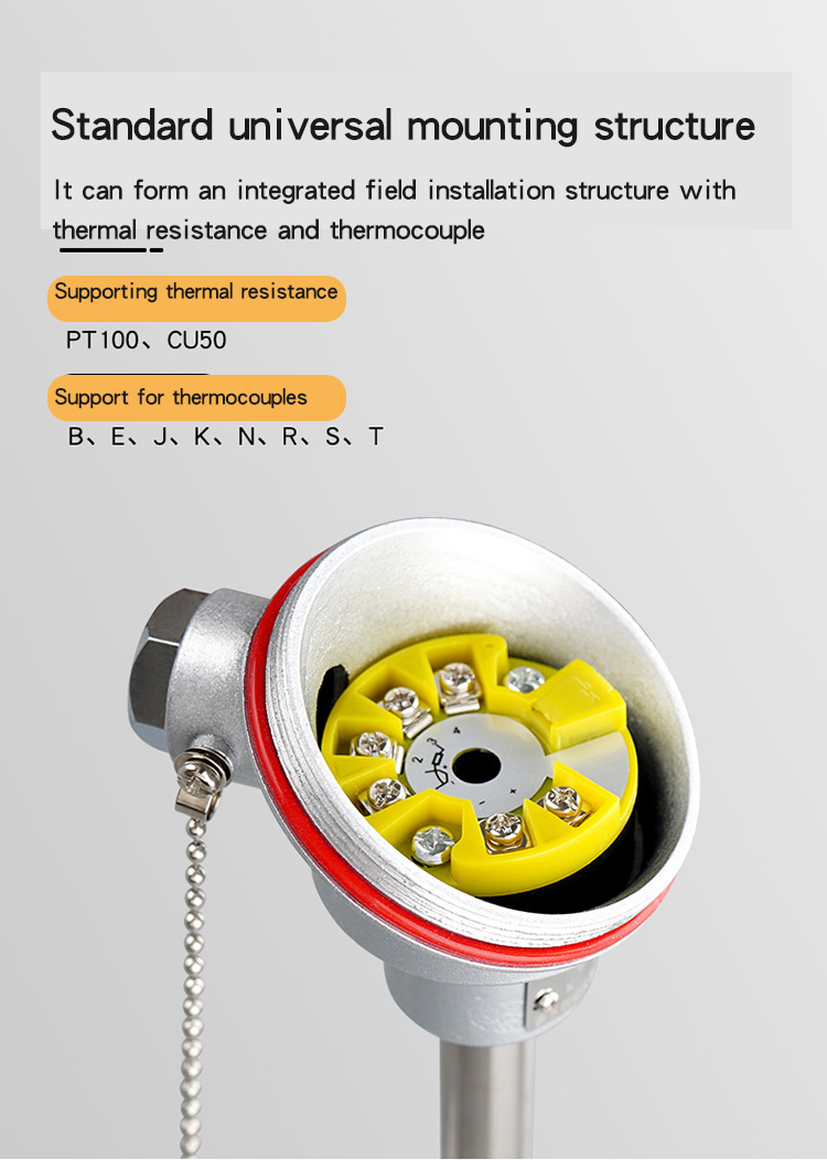 K/e/s Format Smart Pt100 Rtd Sensor Thermocouple Temperature Transmitter For Pressure ...