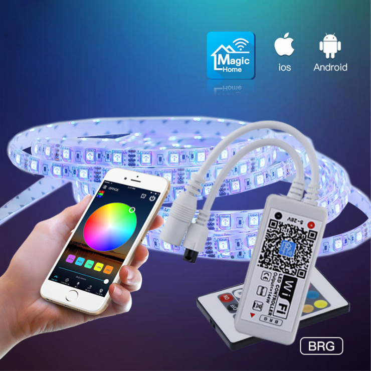 Wifi Rgb Controller For Led Strips - 24 Key Ir Remote, High Quality Wifi Rgb Controller For Led ...