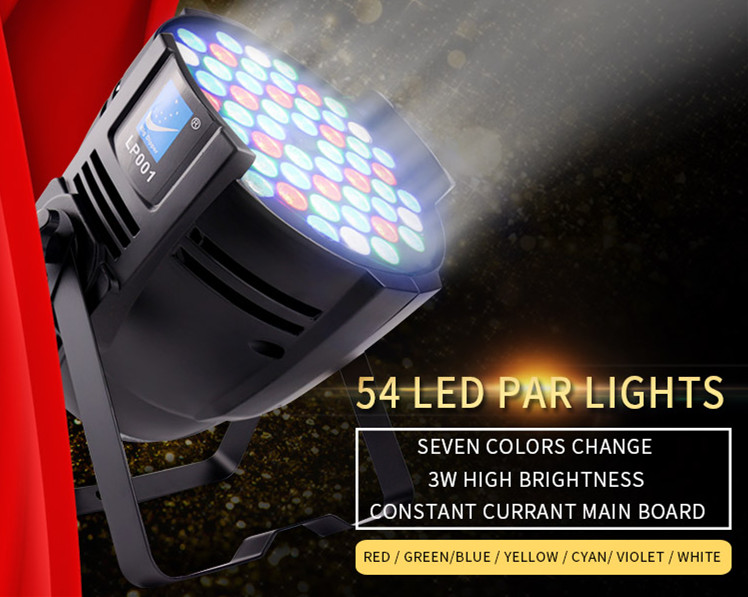 Led Par Stage Led Light Big Dipper Betopper Seven Stars 54*3w Rgb Par Light Lp001 Professional ...