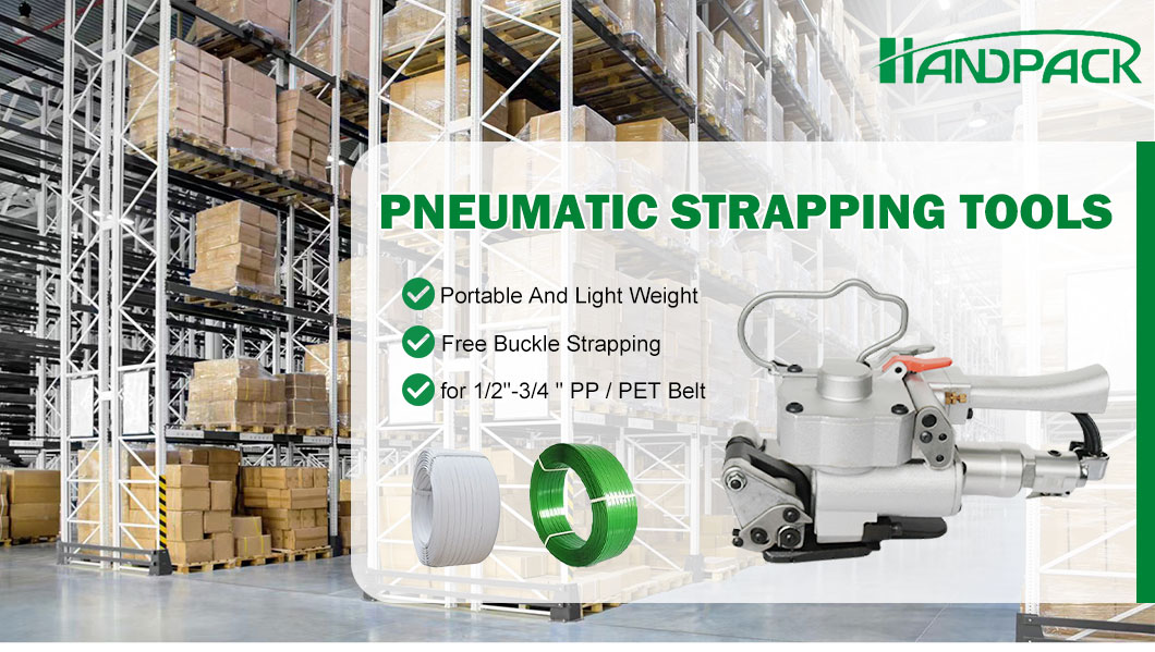 Pneumatic Friction Welding Baler Tool - Aqd-19 Small Handheld Pp Pet Belt Strapping, High ...