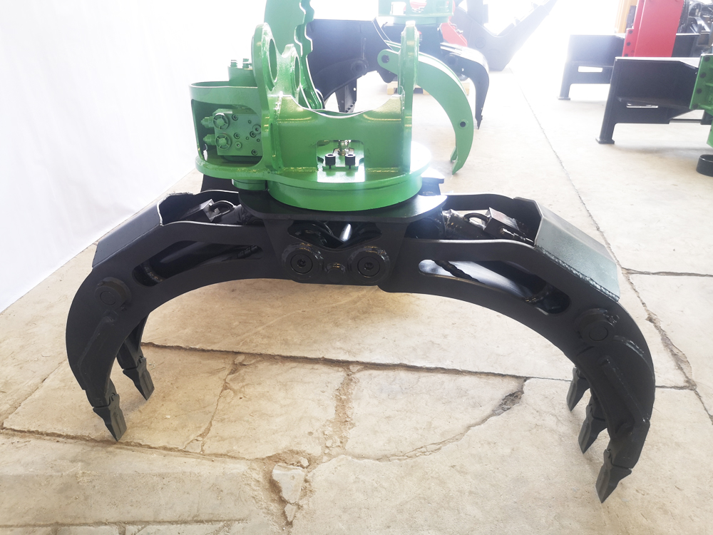 Huike Excavator Hydraulic Grapple Wood Grapple For Logging, High Quality Huike Excavator ...