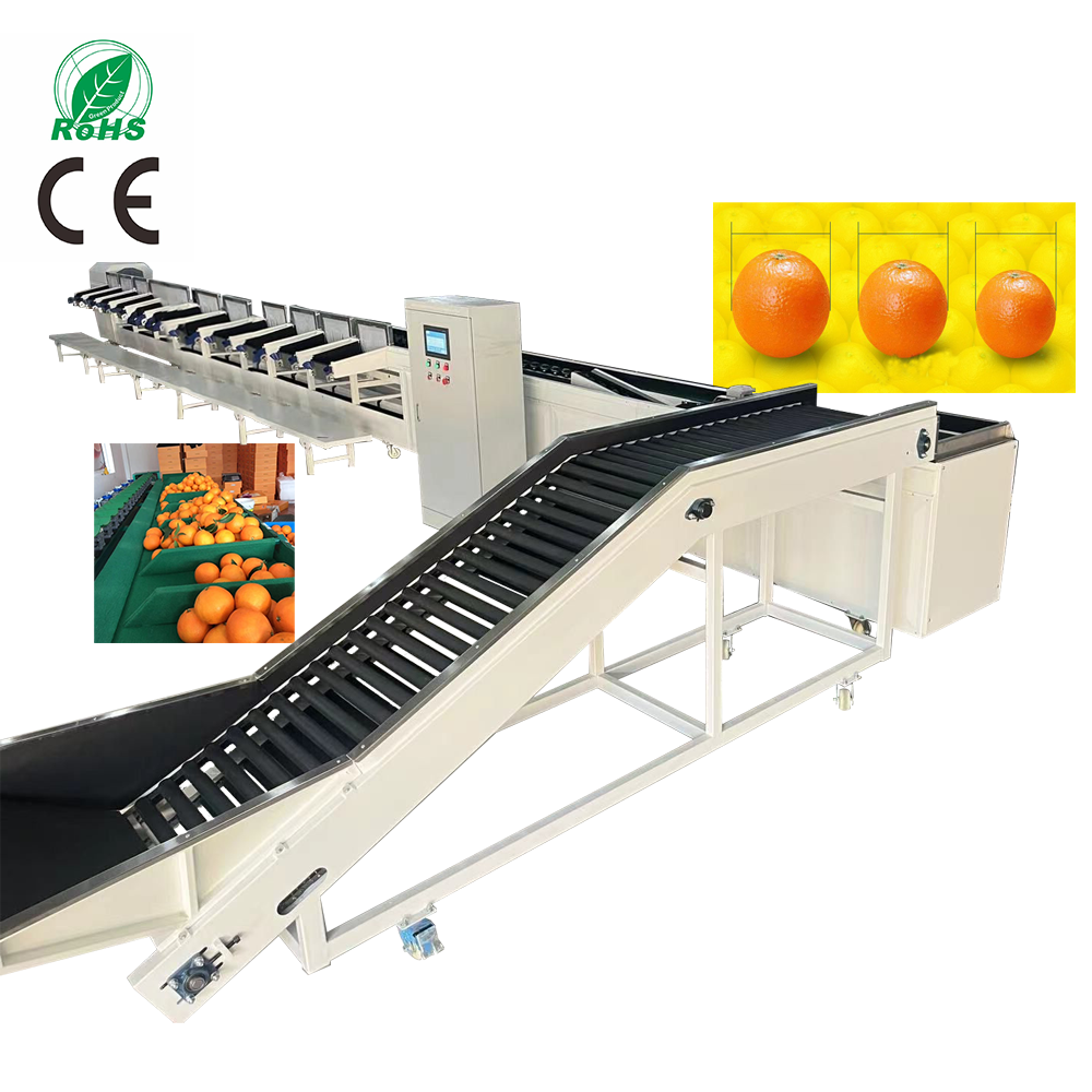 Fruit And Vegetable Grading And Sorting Machine, High Quality Fruit And ...