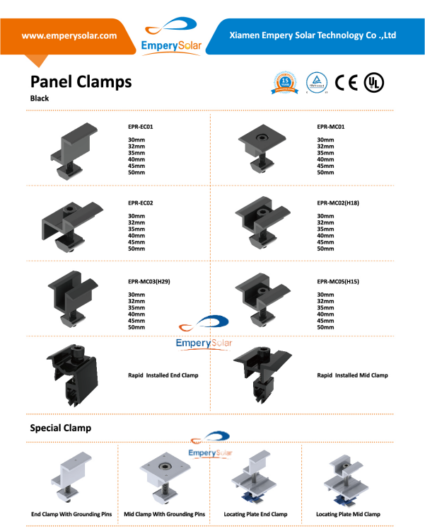 Pv Solar Panel Mounting: Comparing Mid Clamp And End Clamp Systems, High Quality Pv Solar Panel ...