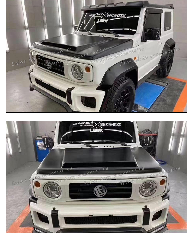 Fiberglass Lb Style Wide Body Kit For Suzuki Jimny Jb64 Jb74 (2018+), High Quality Fiberglass Lb ...