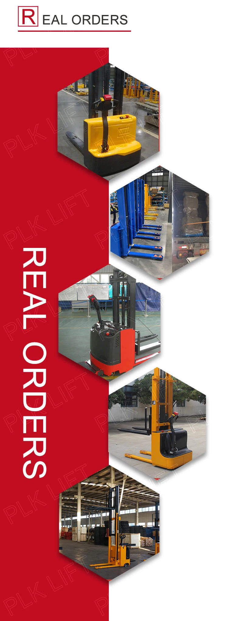 Industrial Material Handling Equipment 1500kg Full Powered Electric Stacker With Ce, High ...