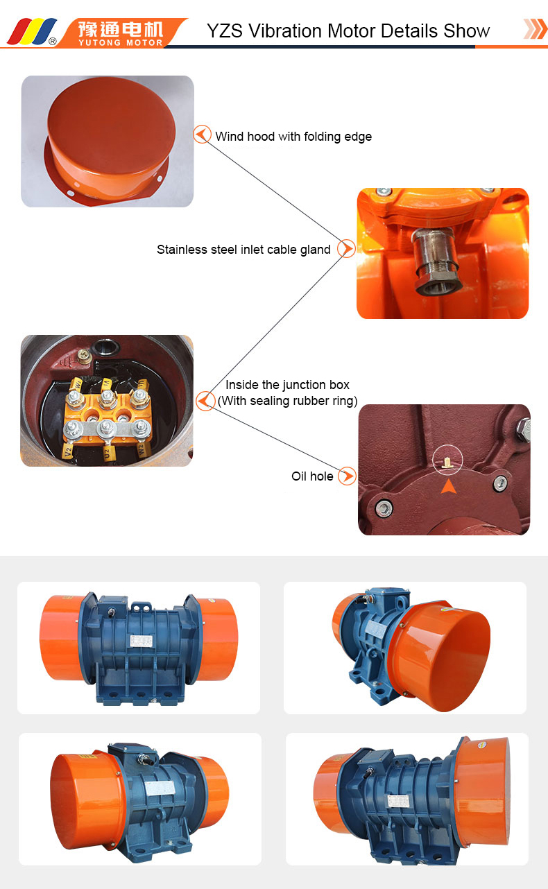 Yzs/yzu Series Block Electric Portable Vibrator Vibration Table Motor, High Quality Yzs/yzu ...