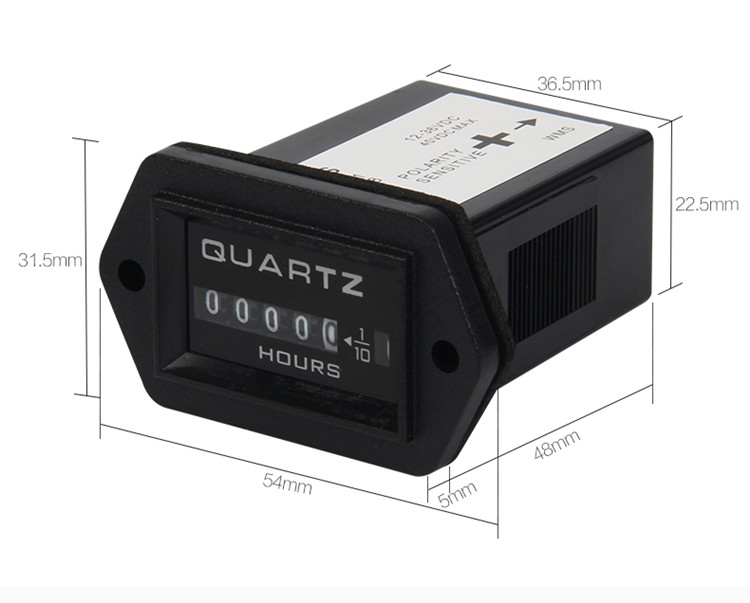 Digital Generator Engine Hour Meter - 12v Dc/24v Volt Ac 220v For Industrial Use, High Quality ...