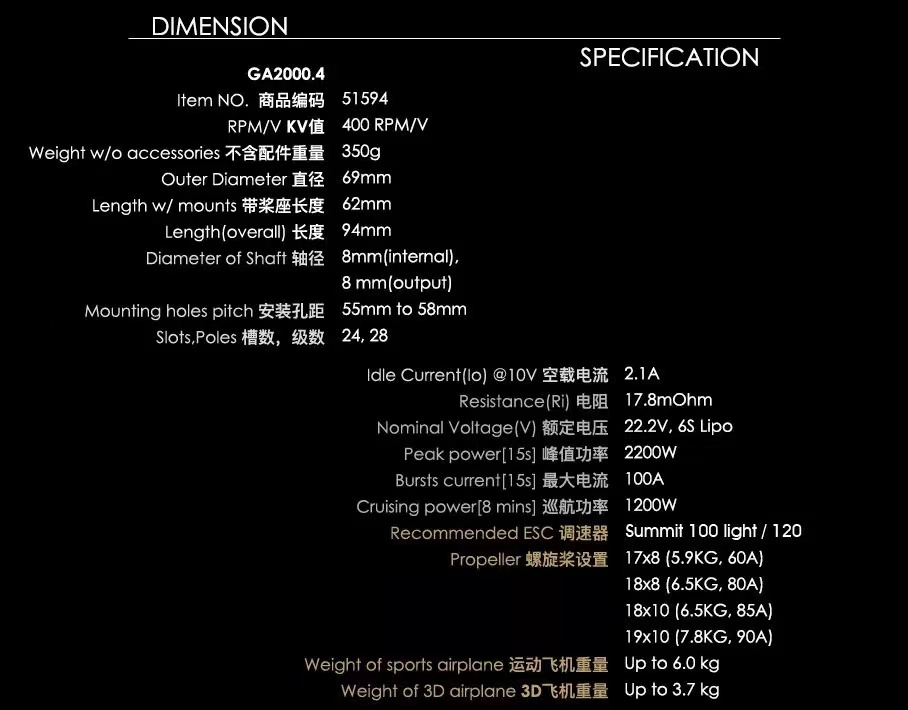 Diy Rc Uav & Vtol Drone Motors: The Dualsky Xm6352ea V3 Series Brushless Motor, High Quality Diy ...