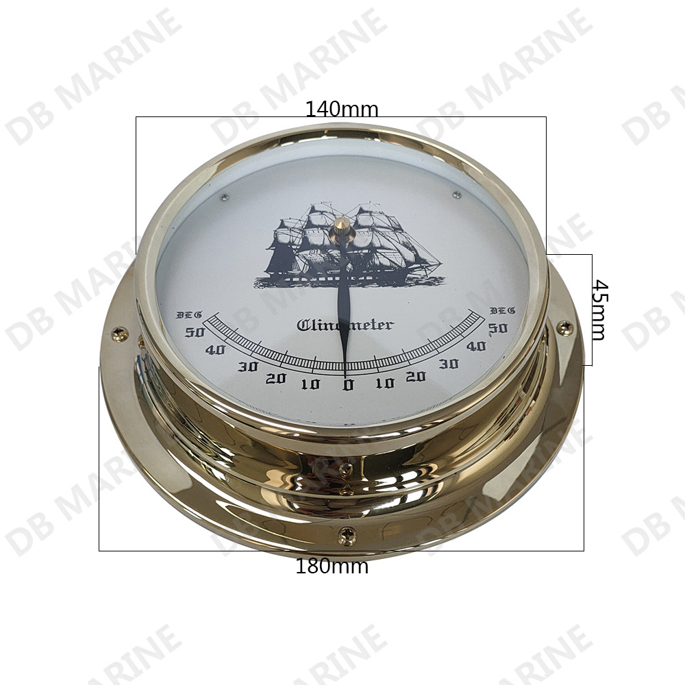 High Precision Marine Clinometer With Brass Dial - 180mm, High Quality High Precision Marine ...