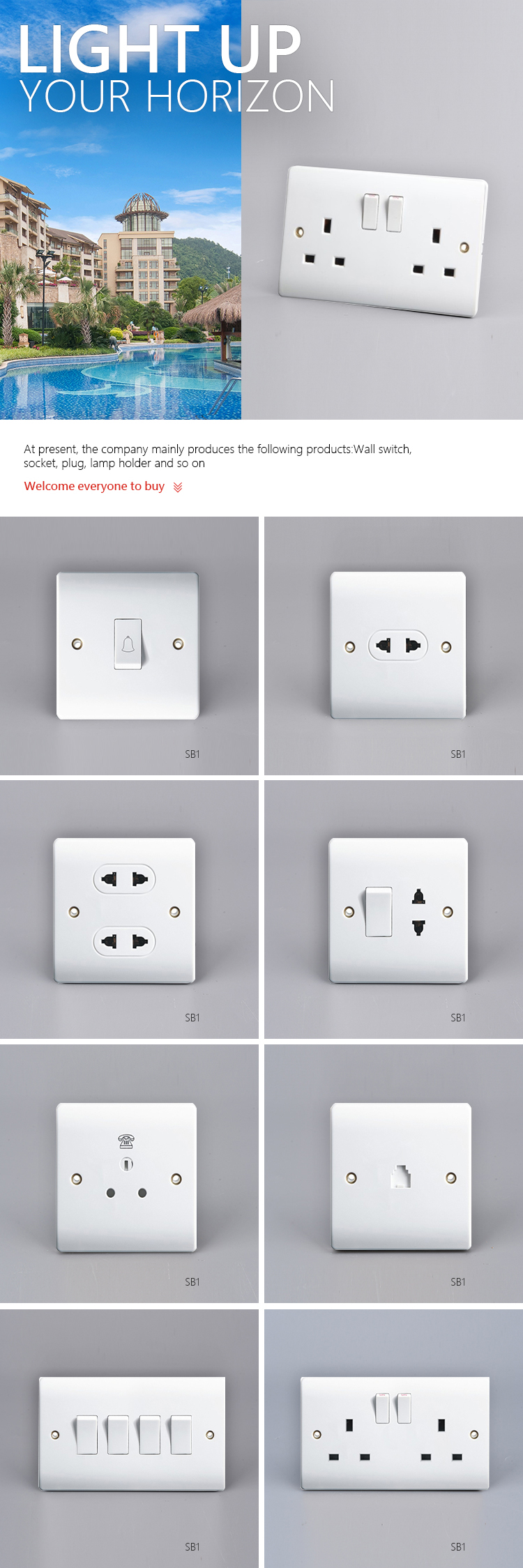 British Standard Bakelite 13a 2 Gang Electrical Wall Switch And Socket With Twin 15a Free Sdk ...