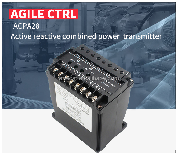 3-phase Active Reactive Power Transmitter With 4-20ma And 0-10v Output, High Quality 3-phase ...
