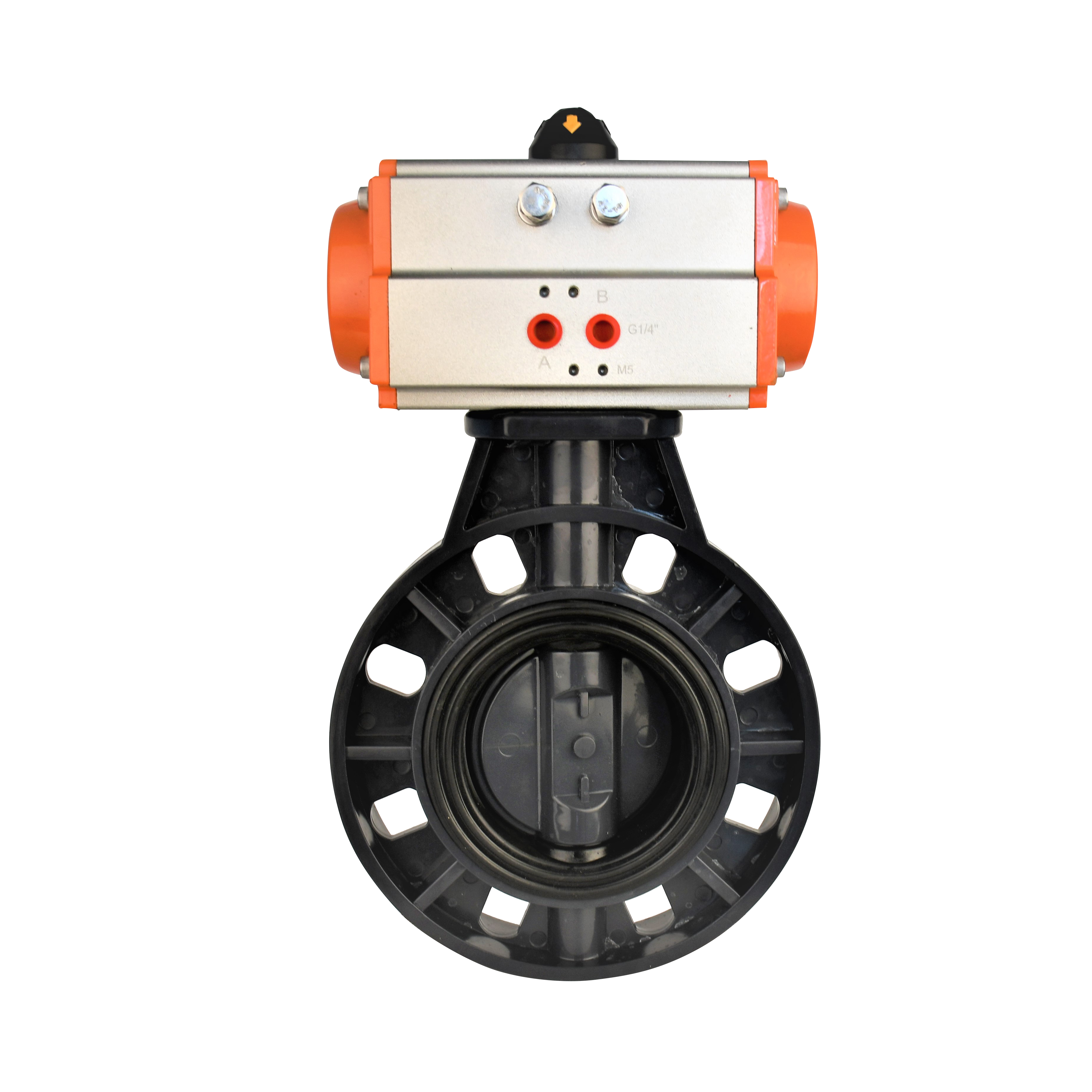 D671x-10s Upvc Pneumatic Control Wafer Type Butterfly Valve, High Quality D671x-10s Upvc ...