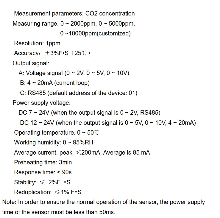Rs485 Co2 Meter Detector: 4-20ma Led Display For Agricultural Greenhouse Gas Monitoring, High ...