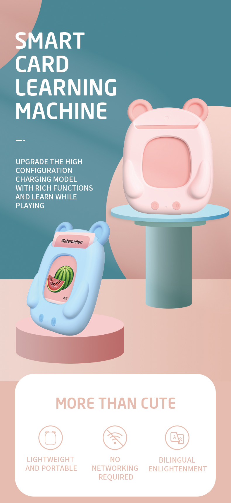 112 Baby Flash Cards: Preschool Learning Machine With 224 Content Cards, High Quality 112 Baby ...