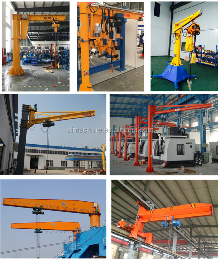 1 To 5 Ton Swing Rotating Jib Crane For Sale, High Quality 1 To 5 Ton Swing Rotating Jib Crane ...