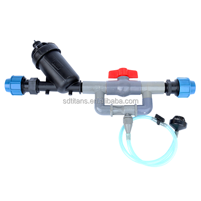 High-flow 1 Inch Agricultural Venturi Fertilizer Injectors For Drip Irrigation Systems, High ...