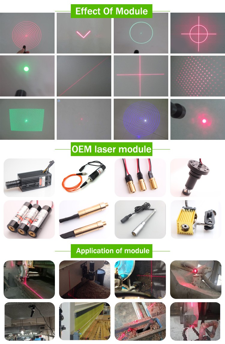 Green Laser Module With Circle Line Beam, High Quality Green Laser Module With Circle Line Beam ...