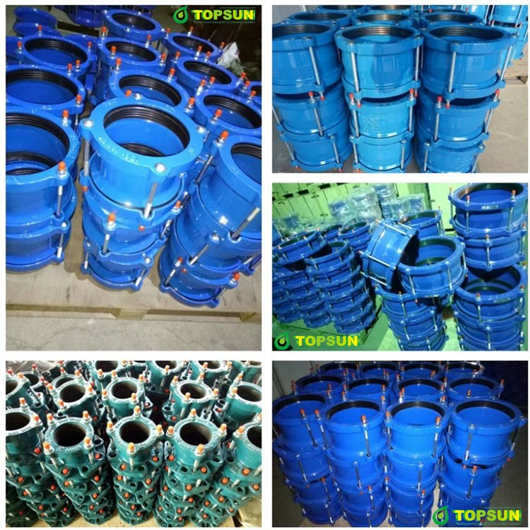 Ductile Iron Pipe Fitting Flexible Restrainted Joint Dn200 Pn16 Universal Coupling Ductile Iron ...