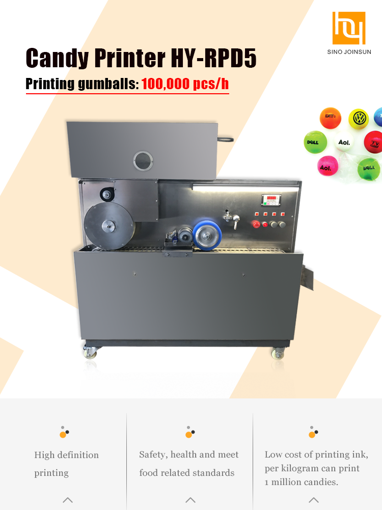 Chocolate Candy Image Printer 3d Image Printer Machine For Gumball Candy, High Quality Chocolate ...