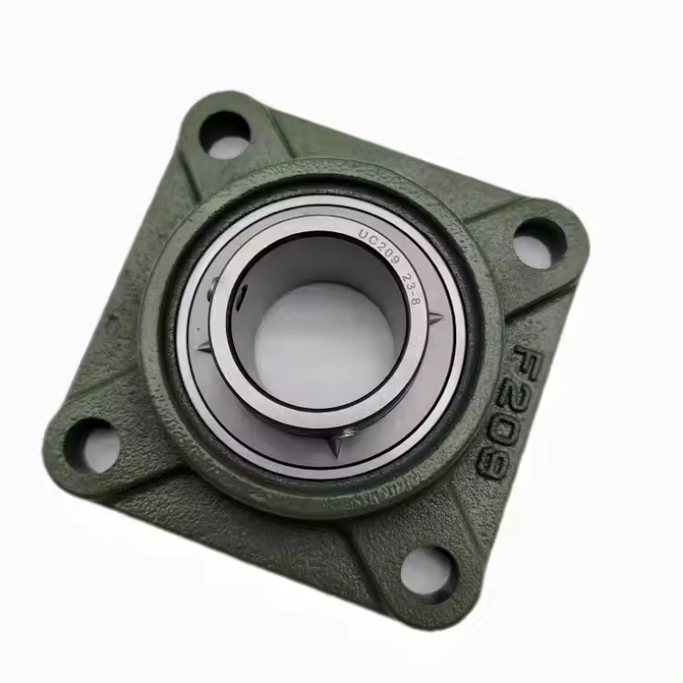 Ucf208 Square Flange Cast Iron Bearing With Seat, High Quality Ucf208 Square Flange Cast Iron ...