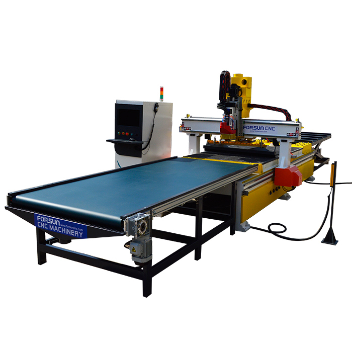 33% Discount: Auto Loading Nesting Cnc Router Machine With Auto Unloading For Wood Furniture ...
