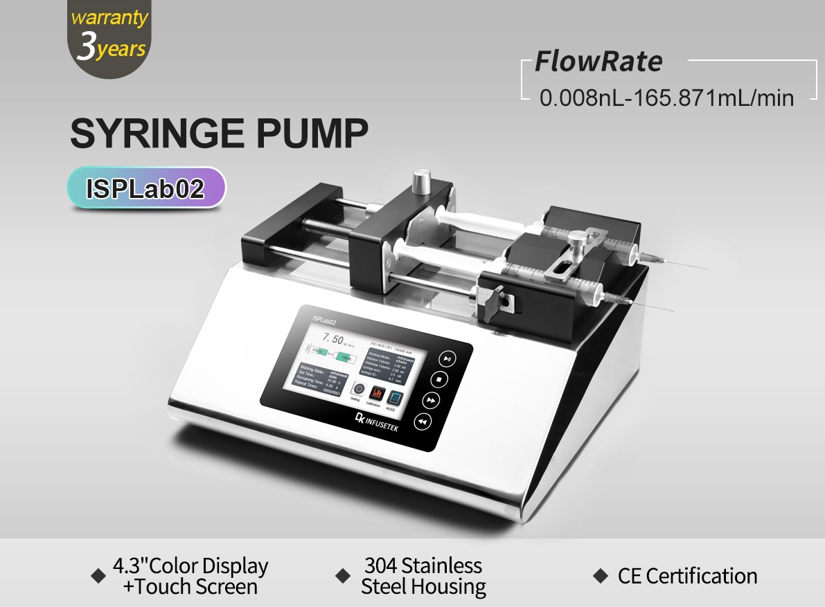 Two Channel Syringe Pump Laboratory Application, High Quality Two Channel Syringe Pump ...