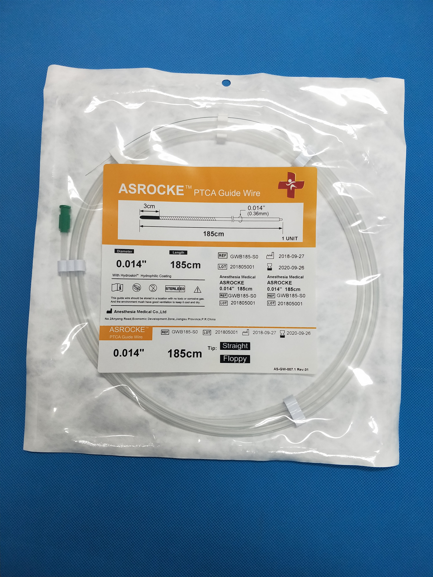 โรคหัวใจ Ptca Guide Wire (hydrophilic) คุณภาพสูง โรคหัวใจ Ptca Guide ...